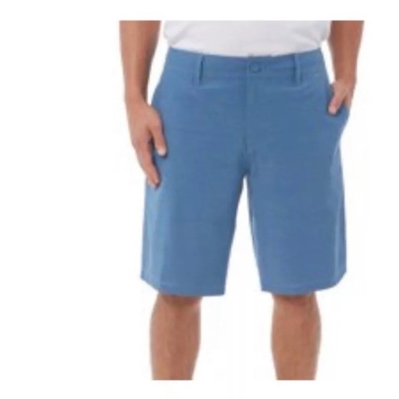 Hang Ten | Shorts | Men Hang Ten Shorts Sz 4 Flat Front Blue Casual ...